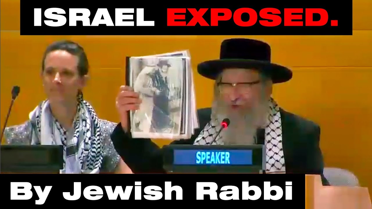Jewish Rabbi EXPOSES Israel at UN conference | SlovenskoVeciVerejne.com