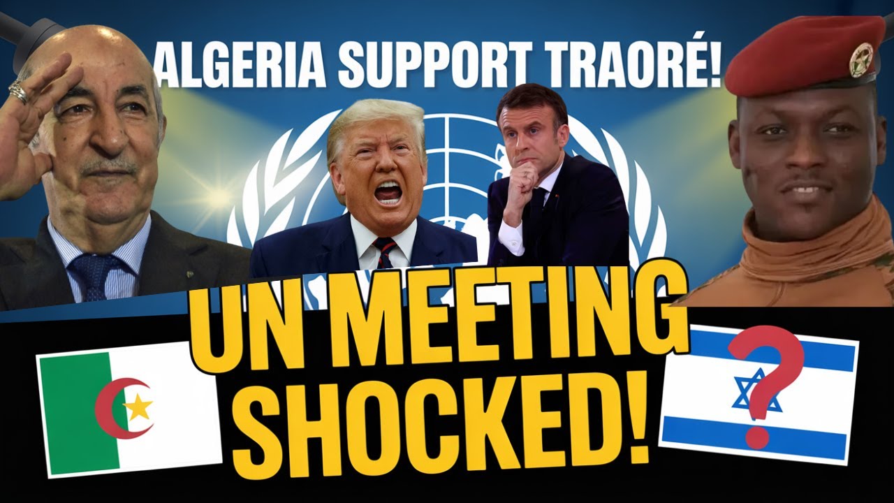 Ibrahim Traore SHOCKS the West at UN Meeting with Algerian Leader ...